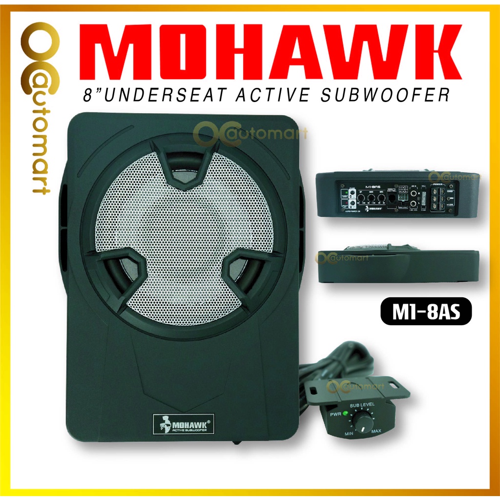 MOHAWK M1-SERIES 8 INCH ACTIVE SUBWOOFER - M1-8AS | Shopee Malaysia