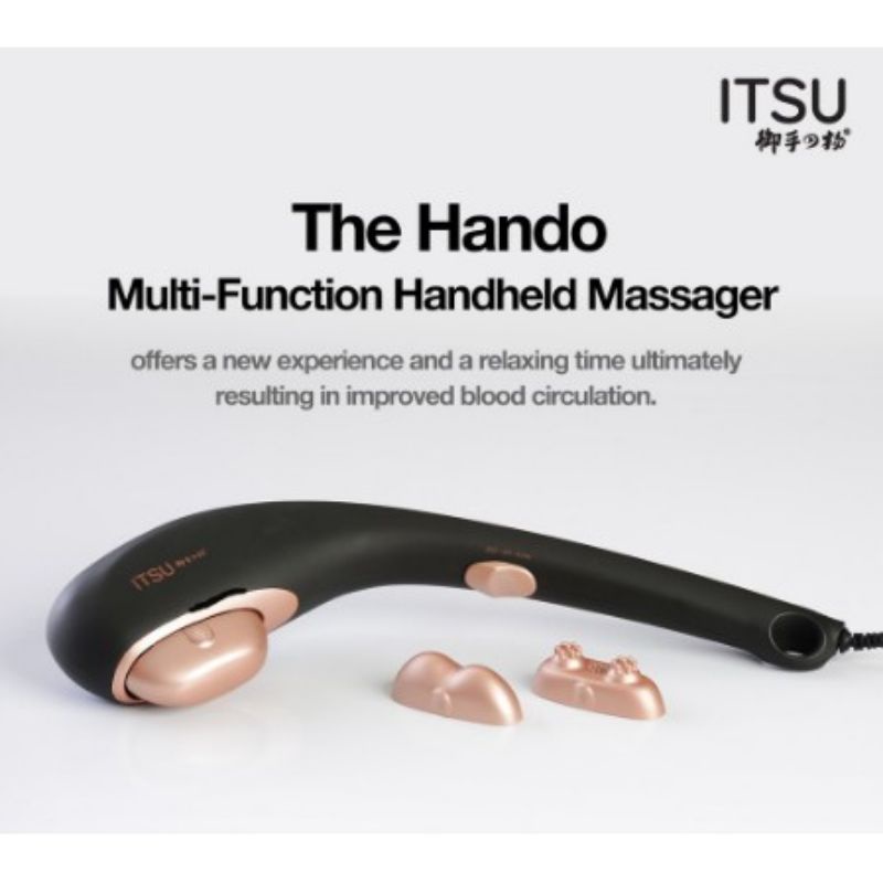 ITSU The Hando Multi-Functional Handheld Massager - 3 Interchangeable ...