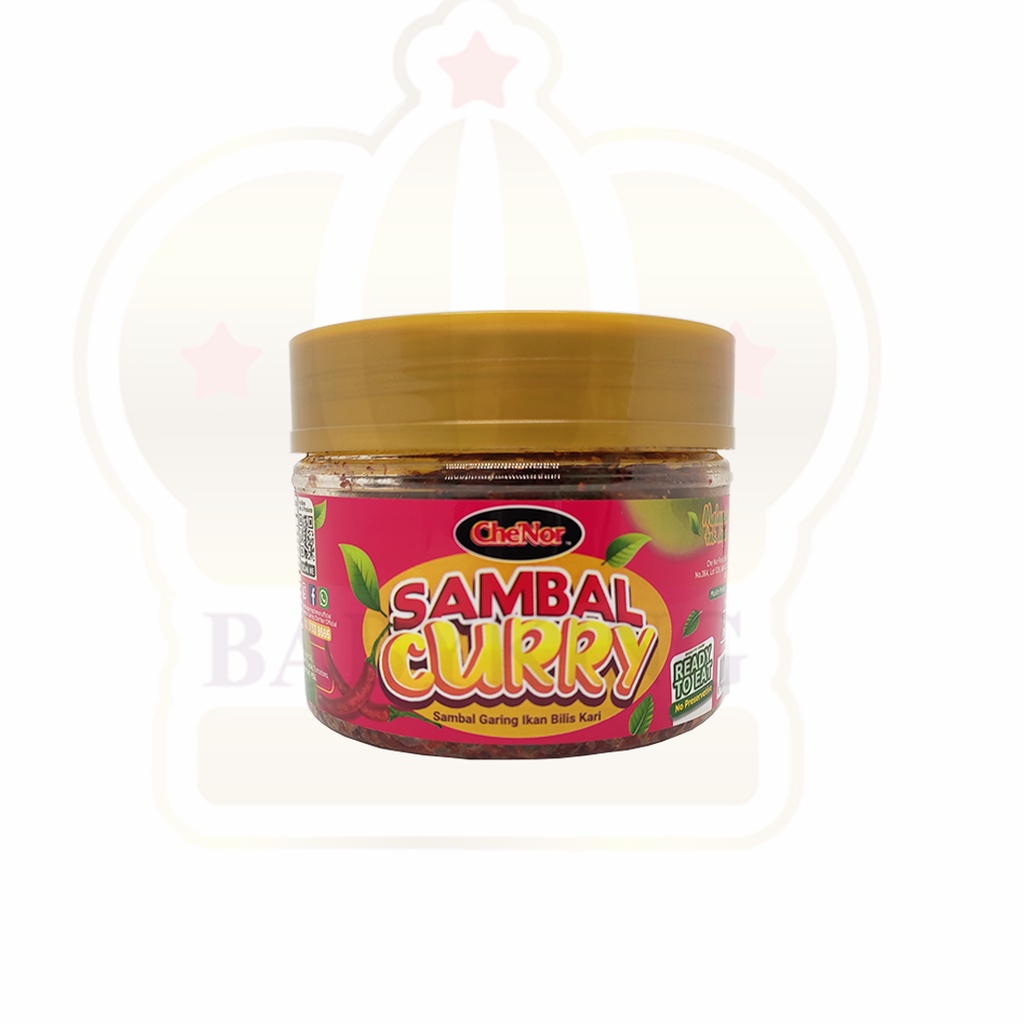 Original Sambal Garing Che Nor Cheese Super Spicy Tempe Penyet Ikan ...