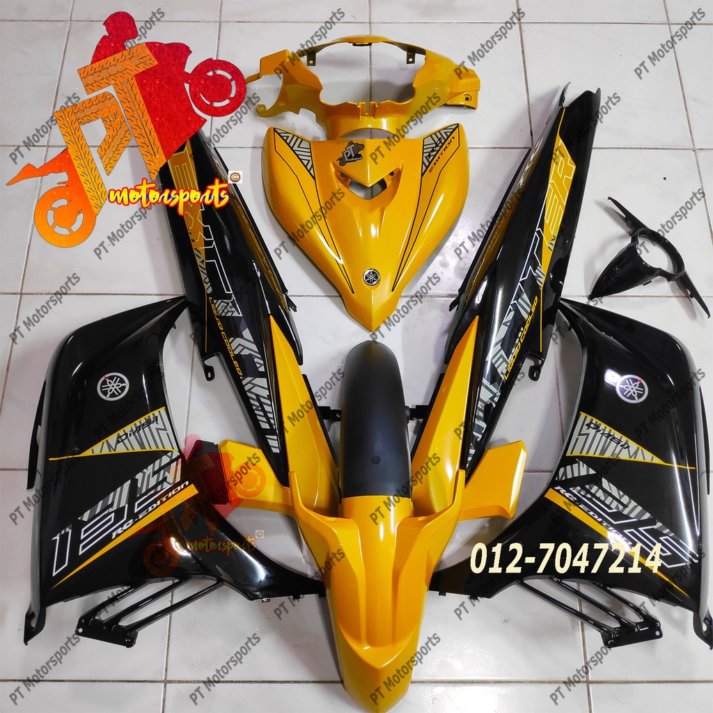 Yamaha LC 135 Cover Set V2 V3 V4 V5 V6 Yellow Black Rc Exciter 2020 56 ...