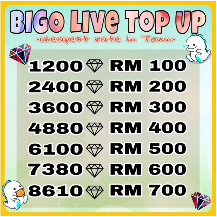 [🎊BIGO Authorized🎊] BIGO LIVE TOPUP - OFFICIAL TOP UP BIGO LIVE ...