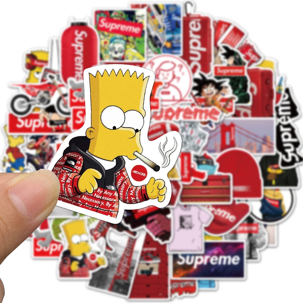 Character Cartoon Supreme Anime Stickers (RANDOM UNIT) | Shopee Malaysia