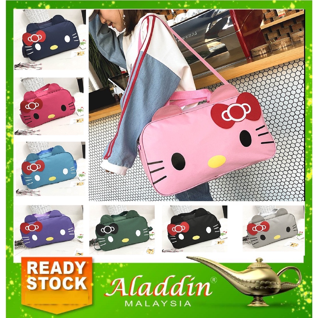 Aladdin Cute KT Travel Luggage Women Handbag Gift Beg 5R4 | Shopee Malaysia