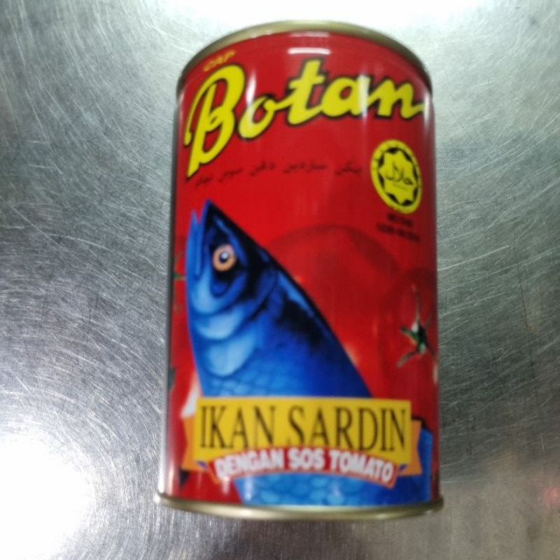 (Ready stock)CAP BOTAN IKAN SARDIN DENGAN SOS TOMATO 425GM | Shopee ...
