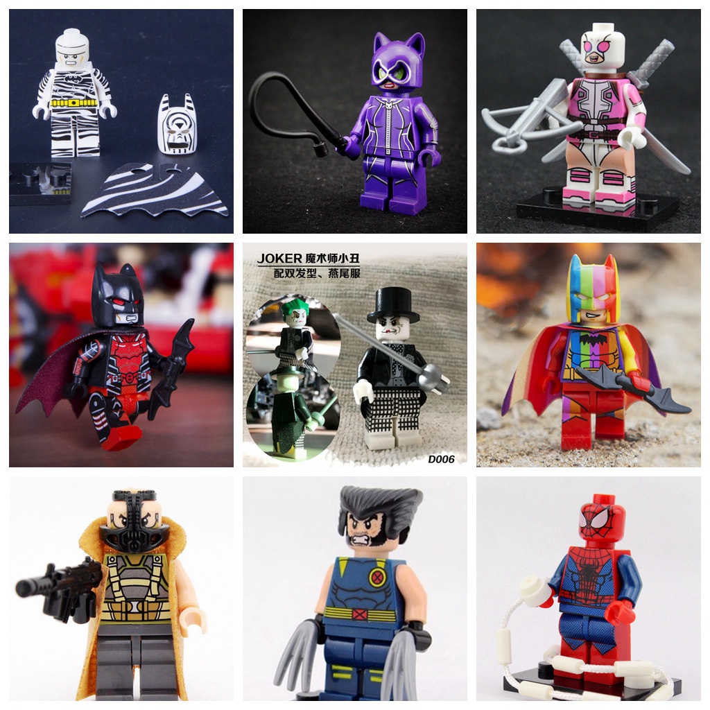 Deadpool Marvel Bane Building Blocks Toys For Children Minifigures ...