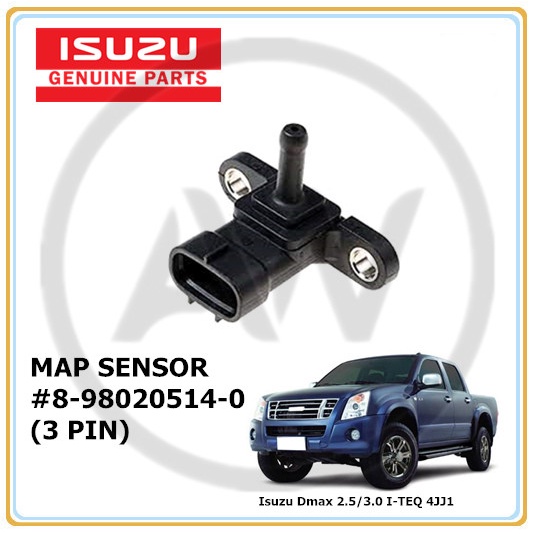 Isuzu Dmax D Max D-Max 2.5/3.0 I-TEQ 4JJ1 Manifold Pressure Map Sensor ...