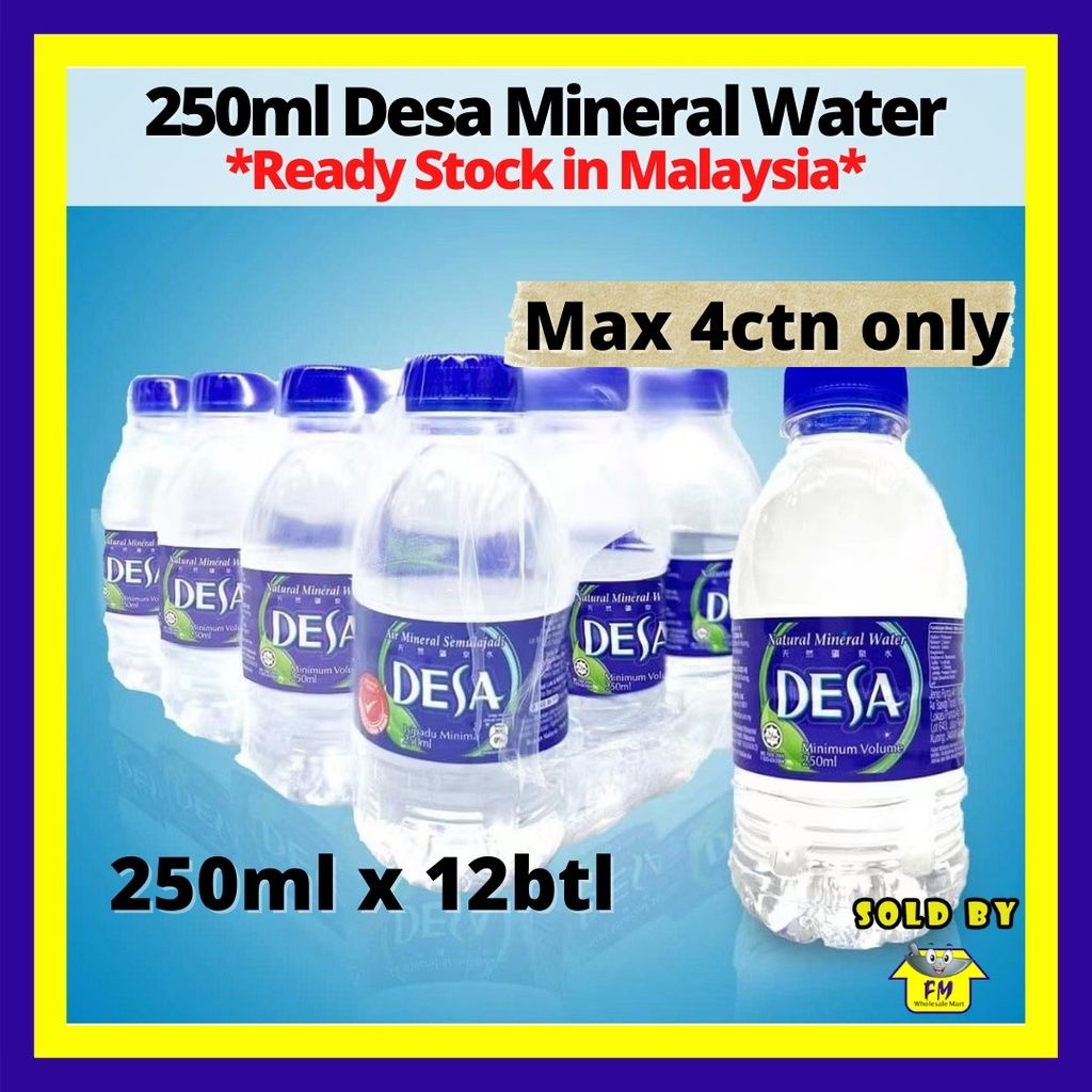 Desa Bottle Mineral Water (250ml x 12) | Shopee Malaysia