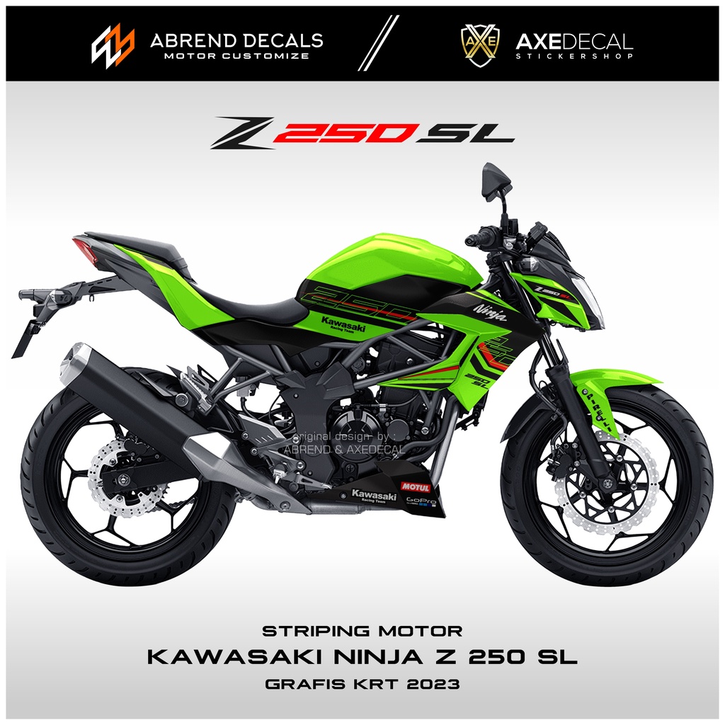 Striping NINJA Z 250 SL LIVERY KRT 2013 400 RACING / KAWASAKI Z250SL ...