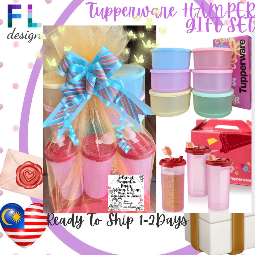 🎁CNY XMAS ANUAL GIFTSET🎁 Hadiah ECOHAMPER Tupperware🎁Wish card 🎁9 In 1 ...