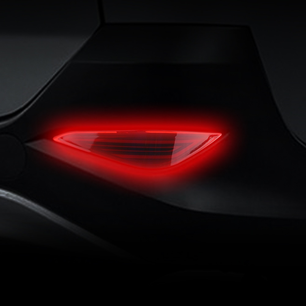 1 Pair Led Rear Bumper Light Lamp Reflector for Toyota RUSH 2018 2019 ...