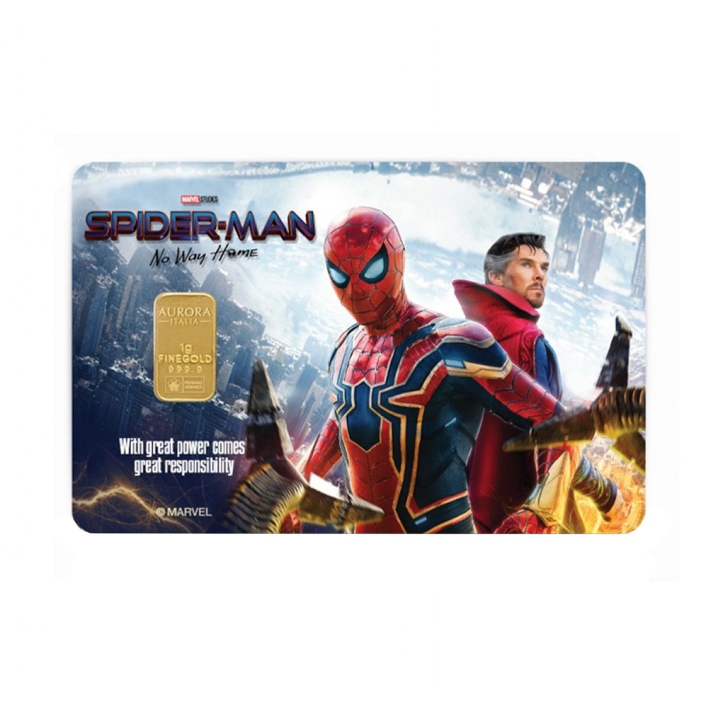 Aurora Italia Marvel Spiderman Collection - Spiderman No Way Home 1g ...