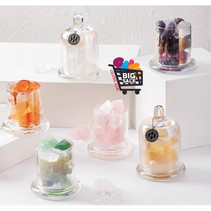 Aromatherapy Volcanic Rock Crystal Stone Diffuser Aroma Stone Glass ...