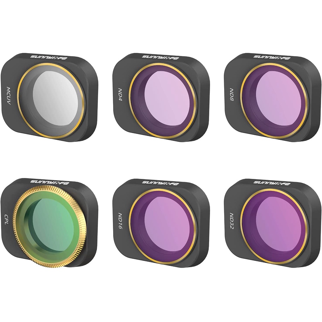 Sunnylife For DJI Mini 3/Mini3 Pro Filter 6 Pieces ND Filters Sets for ...