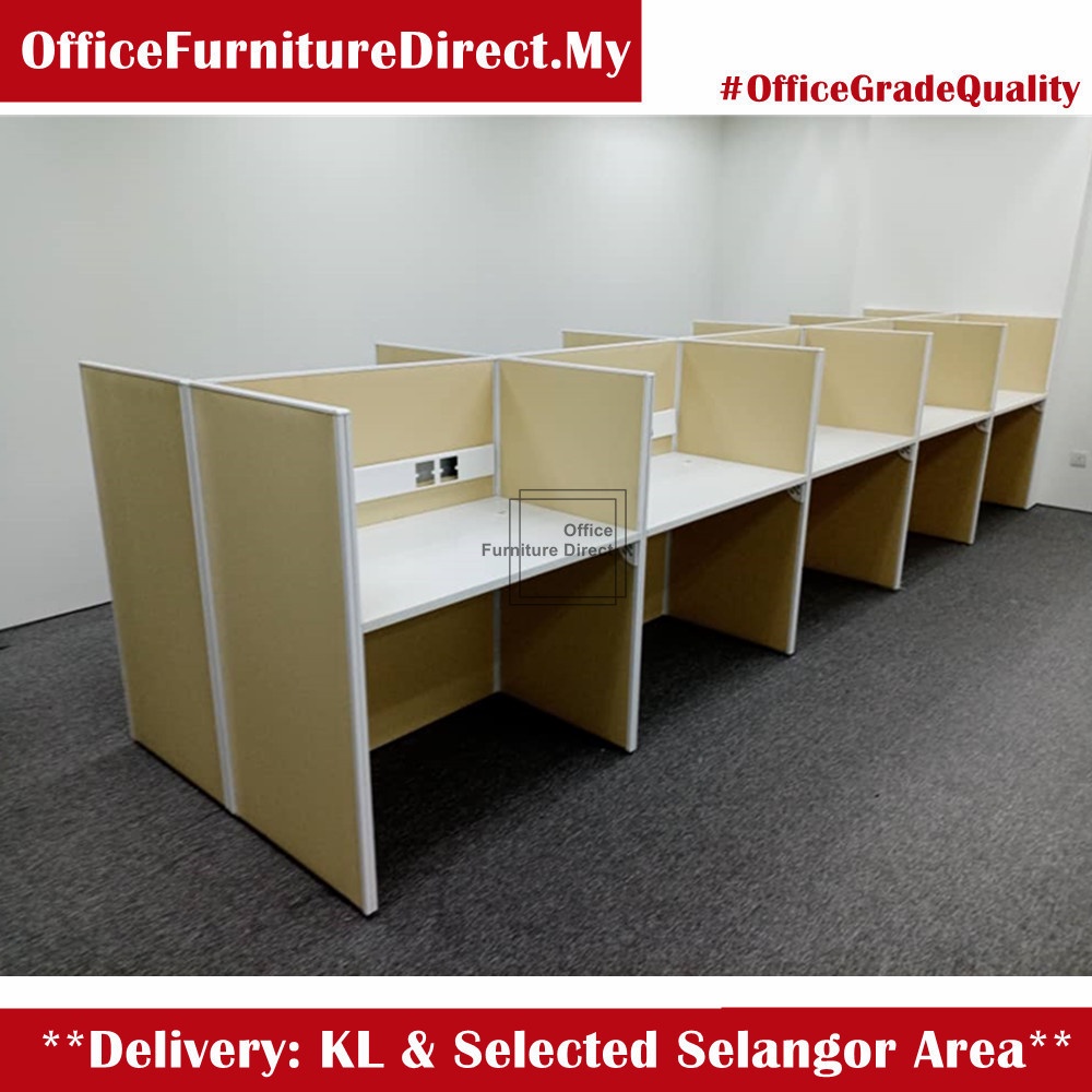 4 Seater/10 Seater Cubicle Workstation Partition - Call Center Design ...