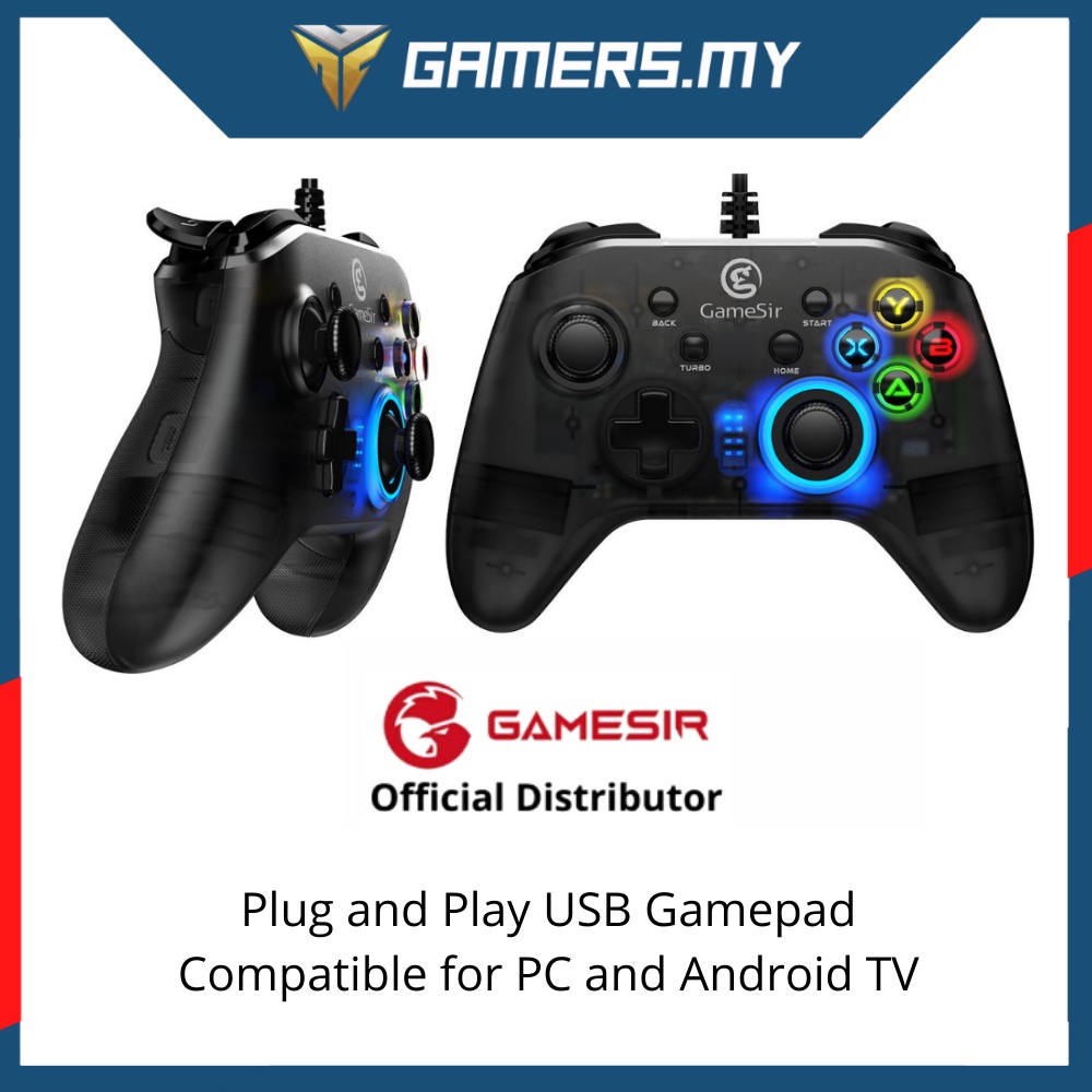 GameSir T4W Wired Game Controller Gamepad for PC Android TV Box - Plug ...