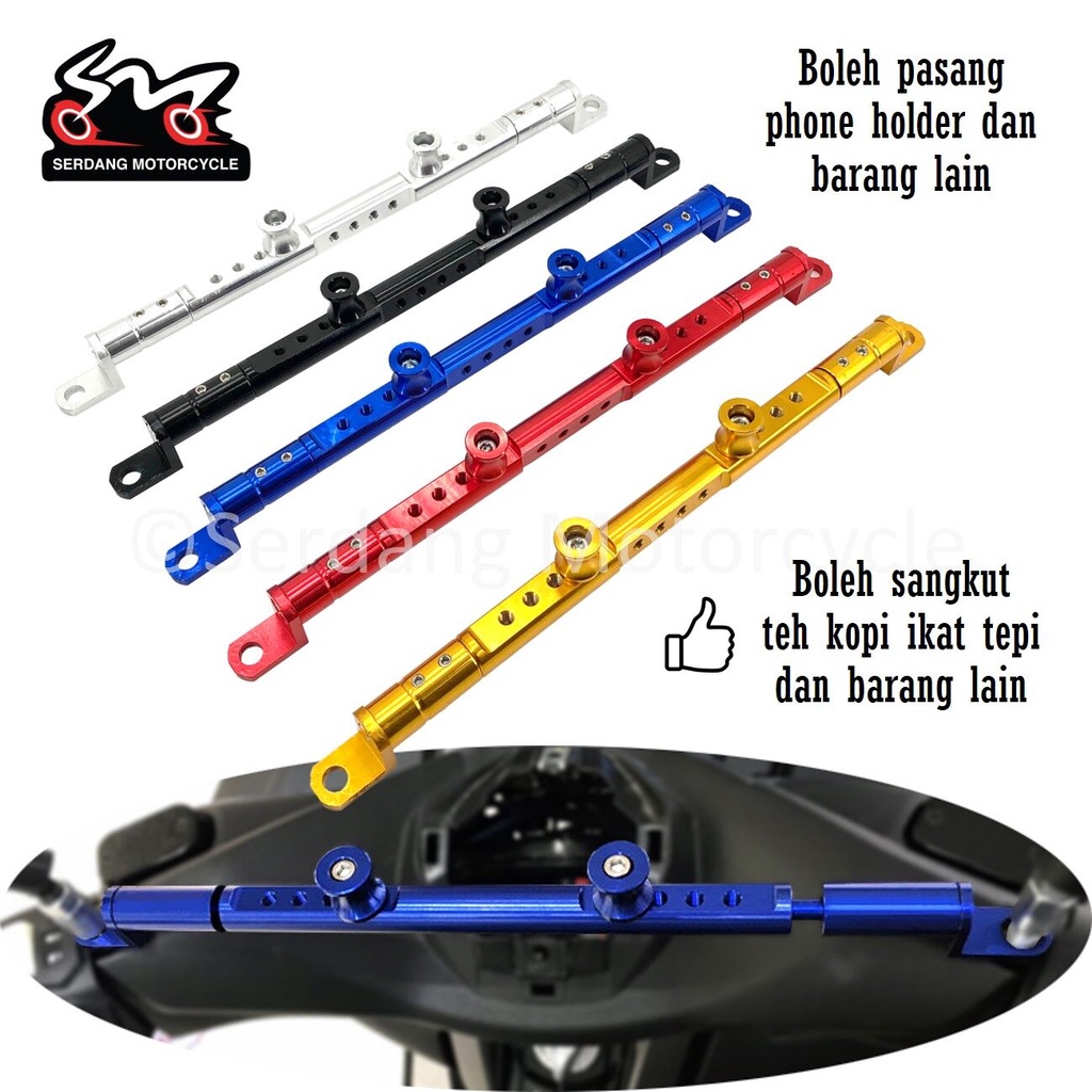 Navigation Bar Motorcycle Scooter Handle Cross Bar Stabilizer GPS ...