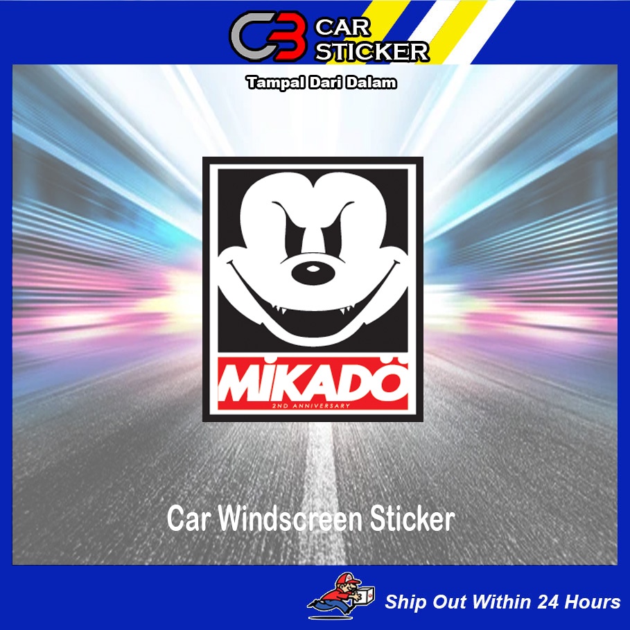 mikado thai car windscreen sticker / cs861 | Shopee Malaysia
