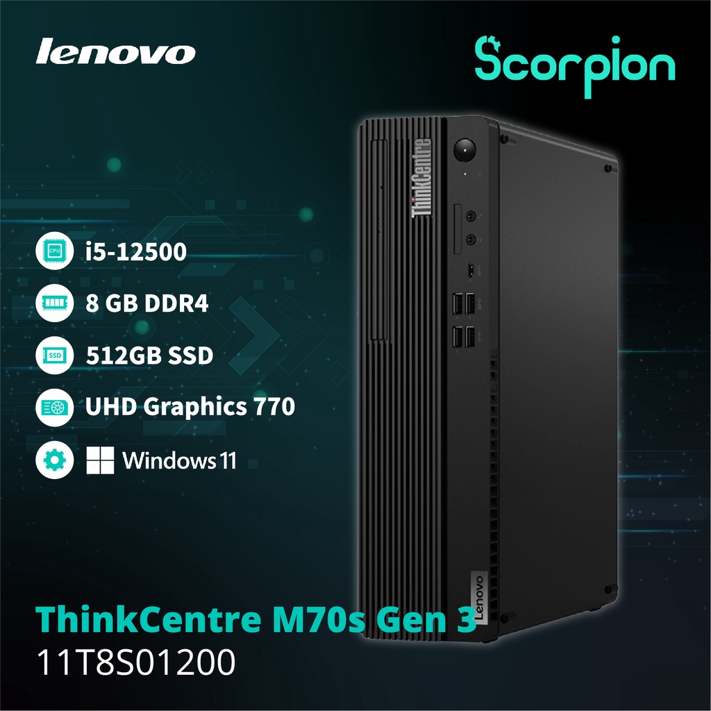 Lenovo ThinkCentre M70s Gen 3 11T8S01200 Desktop PC（Aeon Credit ...