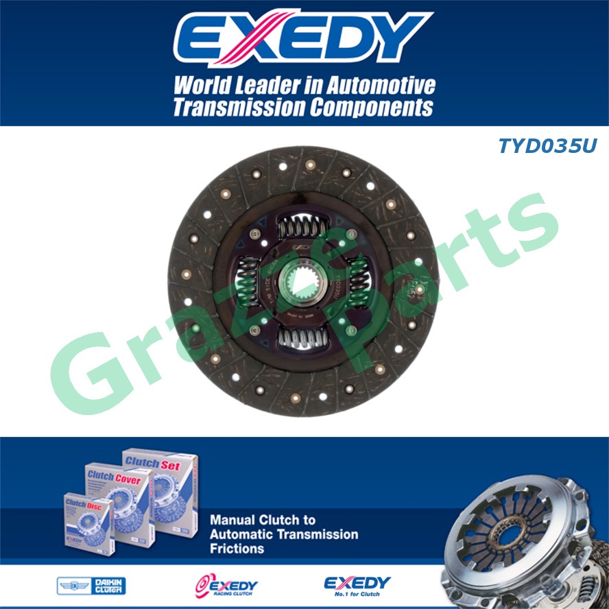 Exedy Daikin Clutch Disc Plate TYD035U for Toyota Corolla AE92 AE101 ...