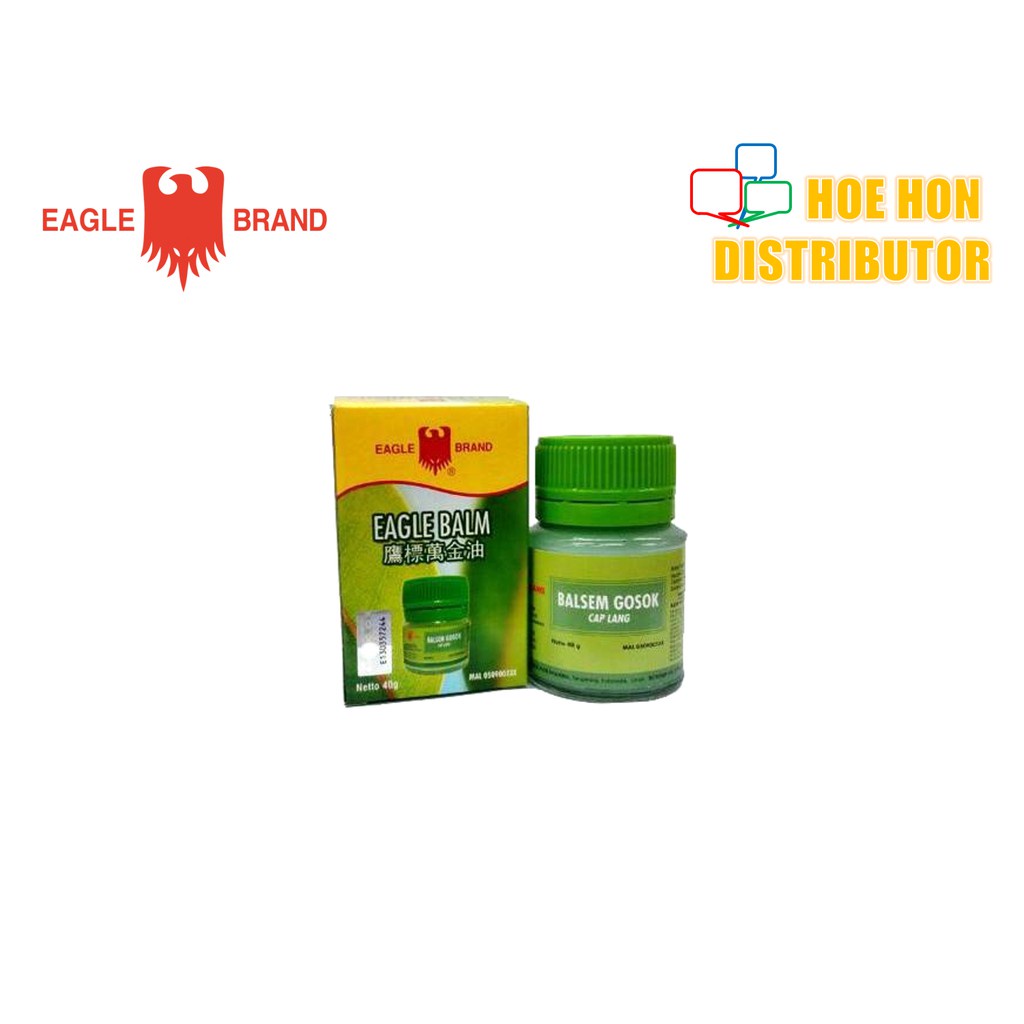 Eagle Balm Balsem Gosok Cap Lang Sapu Headaches Joint Paint Motion ...