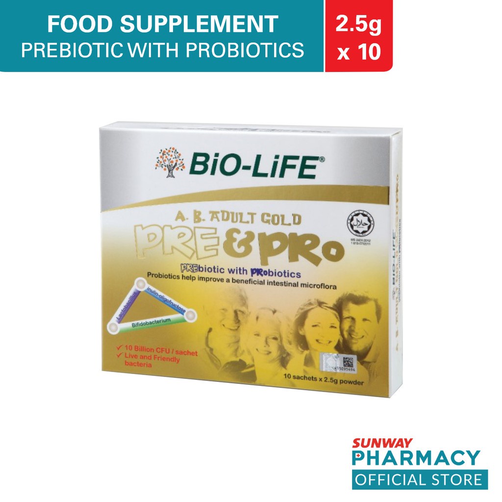Biolife A.B.Adult Pre&Pro Sachet (10 x 2.5g) | Shopee Malaysia