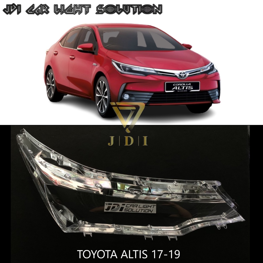 TOYOTA ALTIS 17 18 19 HEAD LAMP COVER HEAD LIGHT COVER | Shopee Malaysia