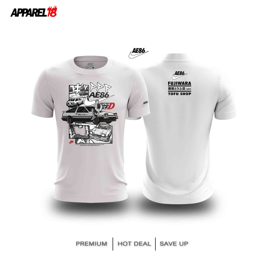 [GRAPHIC TEE] T-Shirt Initial D Trueno AE86 Custom Design (XS-5XL ...