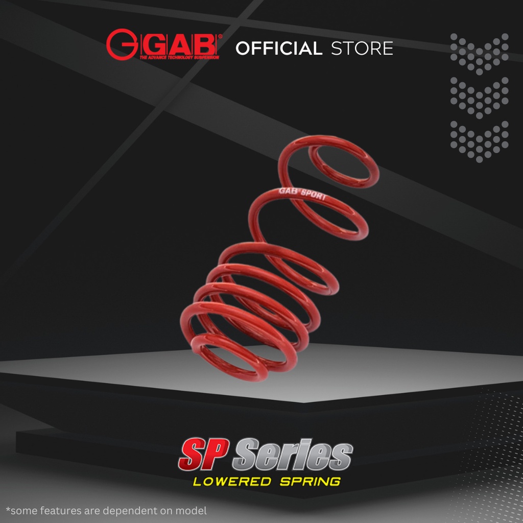 GAB SP Series PERODUA AXIA Cool Sport Lowered Spring GAB Suspension ...