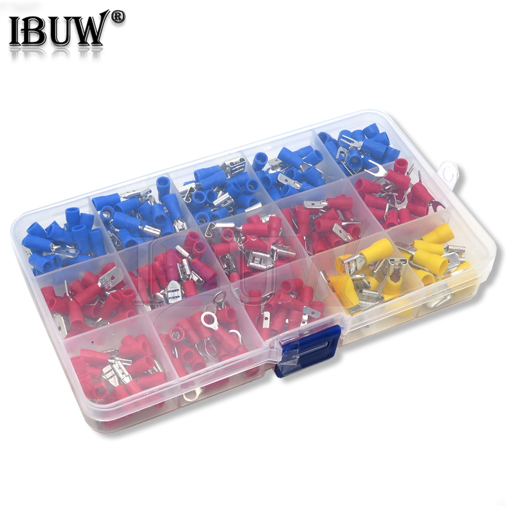 280pcs/set Cable Lugs Assortment Kit Wire Flat Female and Male ...
