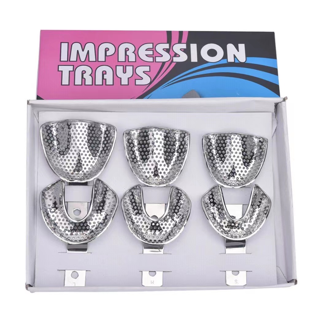 1 Set Dental Steel Metal Edentulous Toothless jaw Stainless Jaws ...