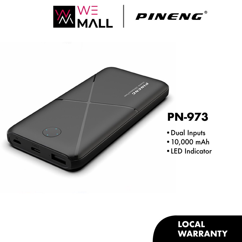 PIneng PN-973 10000mAh Power Bank | Shopee Malaysia