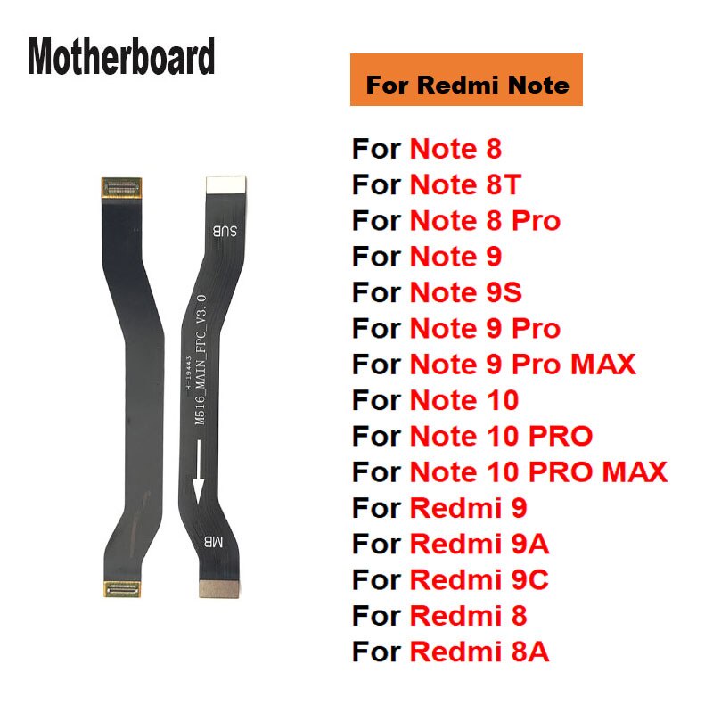 For Xiaomi Redmi Note 7 8 9 10 Pro 9S 8T 8 8A 9 9A 9C Max Main Board ...