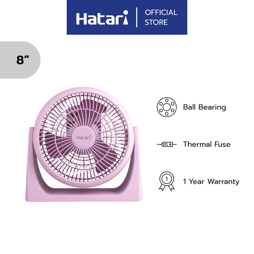HATARI Cyclone Fan HT-PS20M1 (8”) | Shopee Malaysia