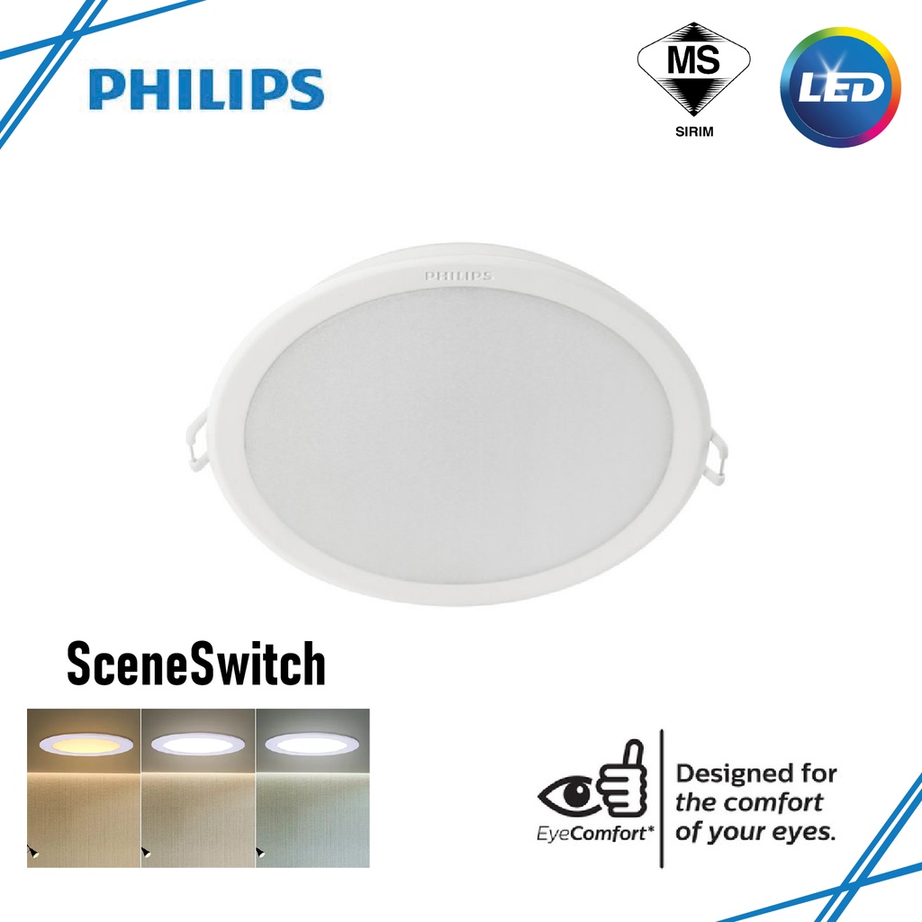 (3 COLOUR + NEW MODEL) PHILIPS Meson Scene Switch 3Colour 13W / 17W LED ...