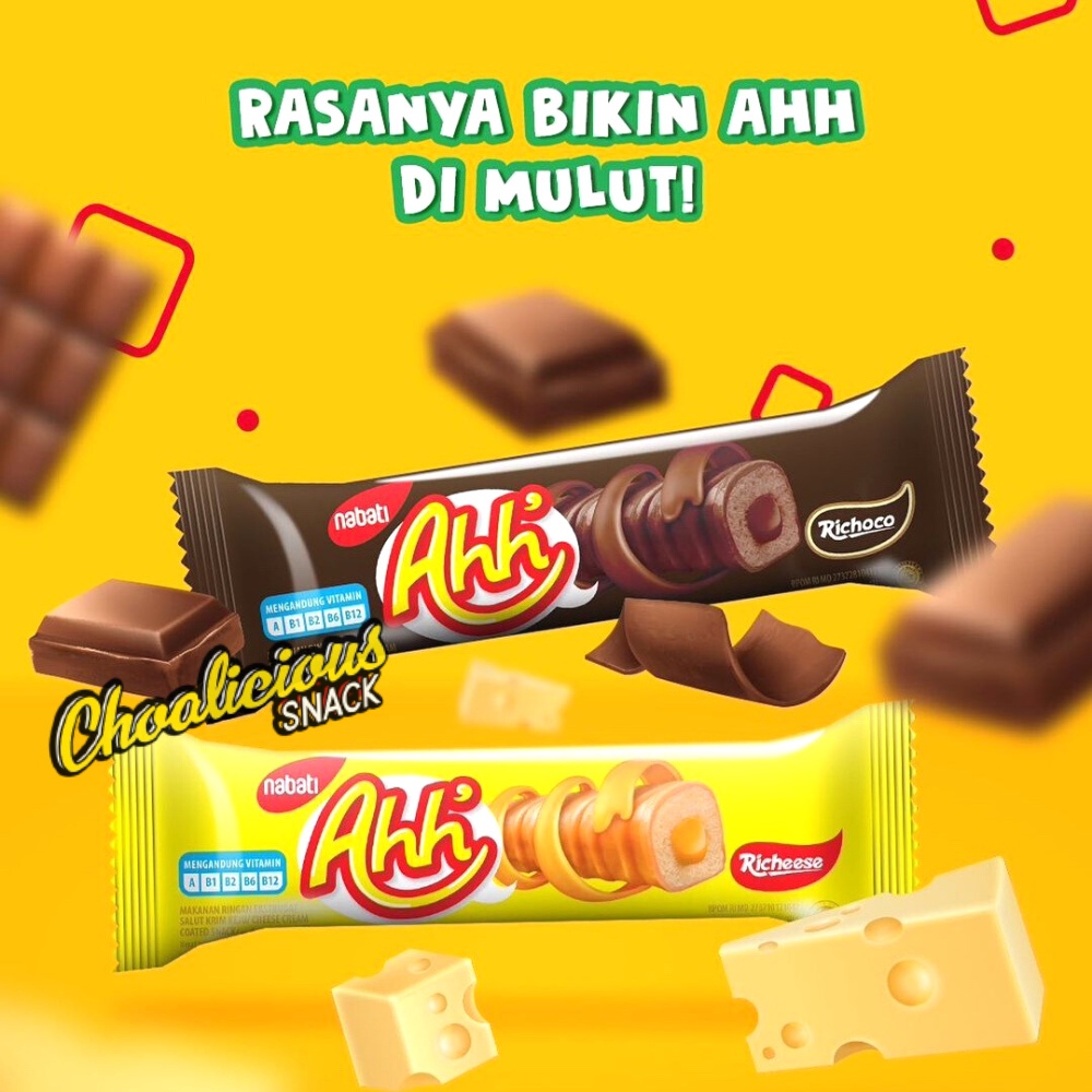Vegetable Ahh Richeese Richoco Chocolate Cheese (1 box Contains 20pcs ...