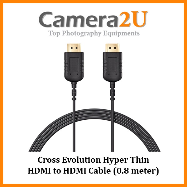 READY STOCK Cross Evolution Hyper Thin HDMI to HDMI Cable 0.8 / 5.0 ...
