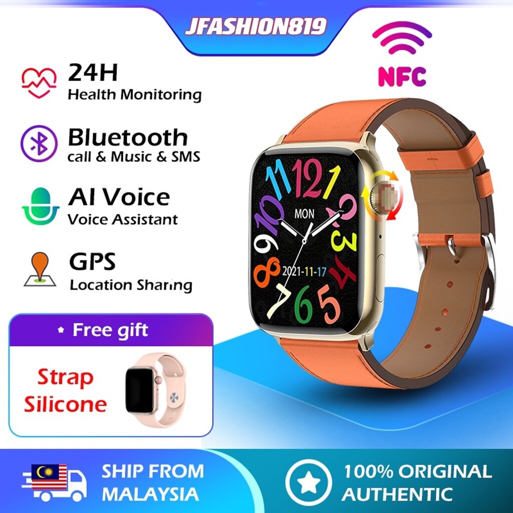 Original Smart Watch series 7 45mm IW8 ANDROID AND IOS CAN USE | Shopee ...