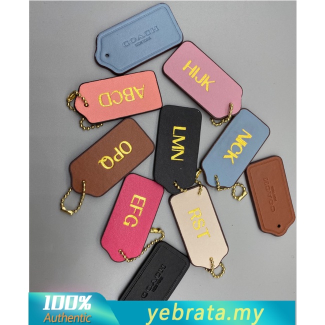 new new NAME TAG engraving tag leather tag | Shopee Malaysia