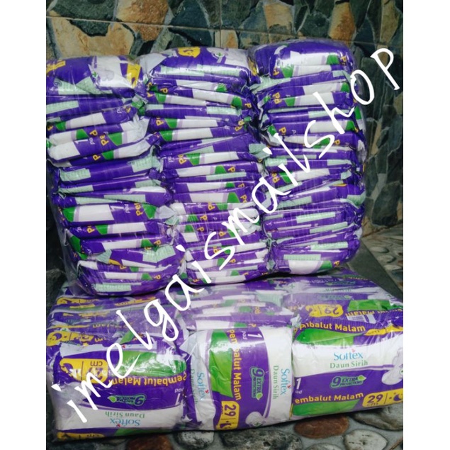 UNGU Softex Betel Leaf 29cm Contains 100 Purple Packaging | Shopee Malaysia