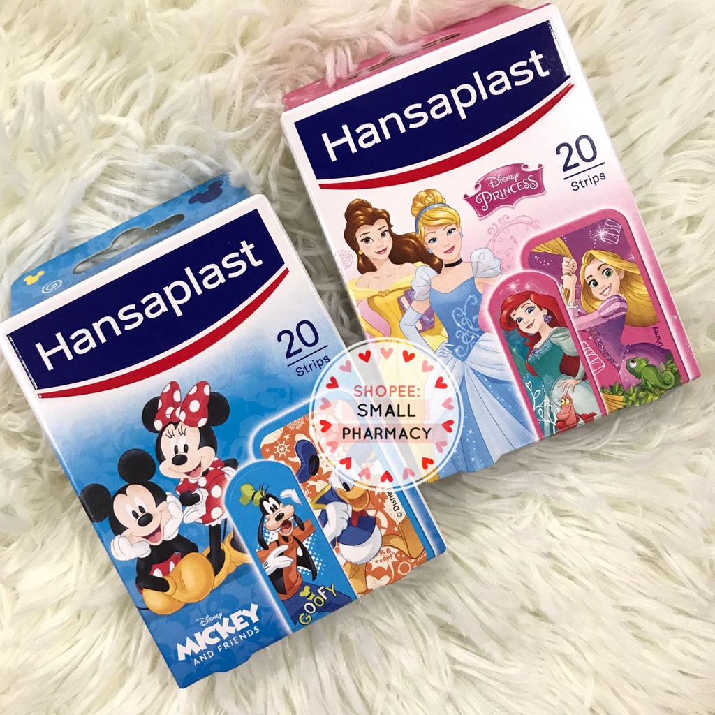 HANSAPLAST Kids Cartoon Plasters Disney Mickey Minnie Mouse Donald Duck ...