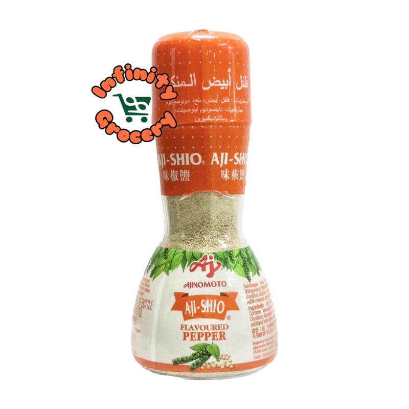 [Halal] Aji-Shio Flavoured Pepper | White Pepper Bottle ( 80g ...