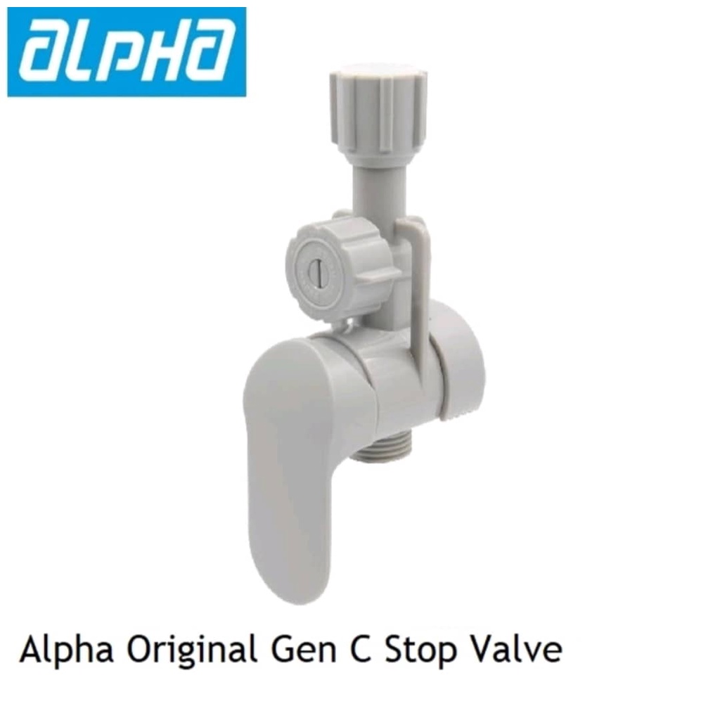 New Alpha Gen C Original Stop Valve With Filter - GREY | Shopee Malaysia
