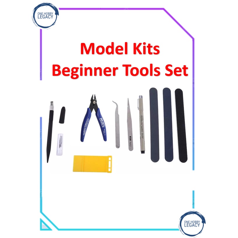 Gundam Gunpla Model Tool Basic Beginner Tools Set Military for Model ...