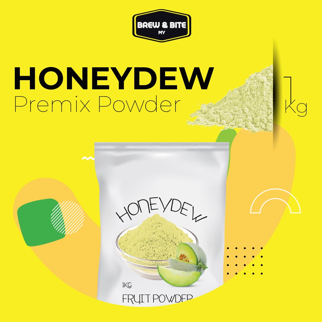 HONEYDEW FRUIT POWDER 1KG 🥮Serbuk Tembikai Susu 哈蜜粉 Food Grade / Baking ...