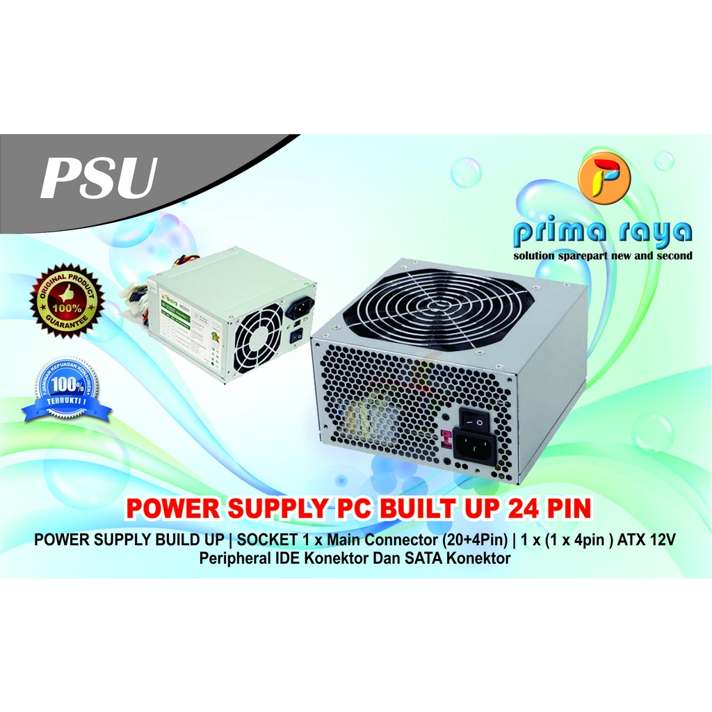 Power Supply - PSU Branded Build UP Various Brands Delta, FSP, HIPPO ...