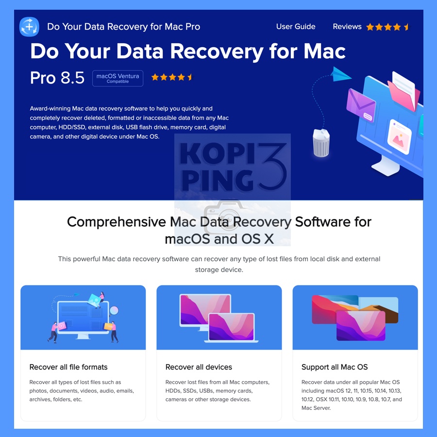 Do Your Data Recovery Professional 8.5 For Mac (Latest OCT 2022 ...