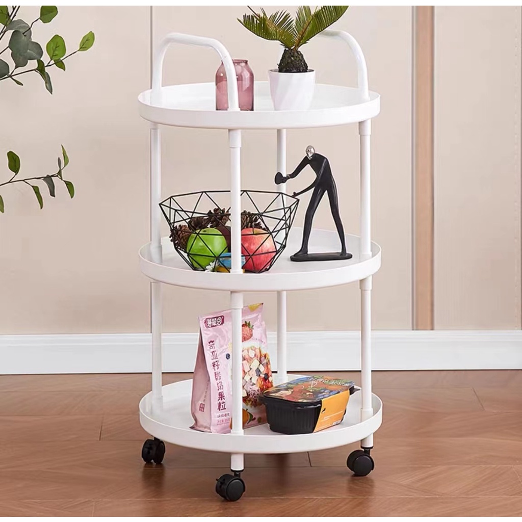 FREE SHIPPING Trolley Kitchen Trolley Rolling Utility Cart Home Storage ...