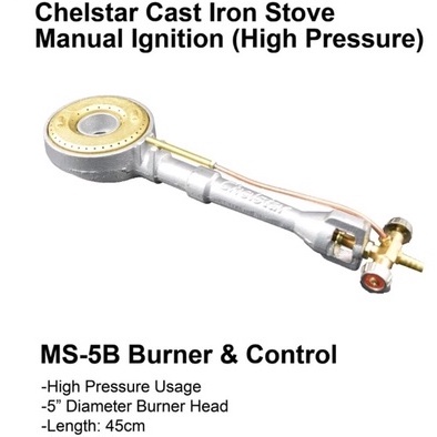 Chelstar High Pressure Cast Iron "B & C" Gas Cooker / Stove (MS-5B B&C) | Shopee Malaysia