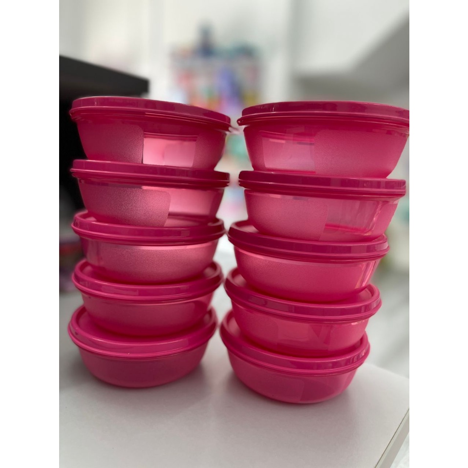 TUPPERWARE MODULAR BOWL 300ML pink (1) | Shopee Malaysia