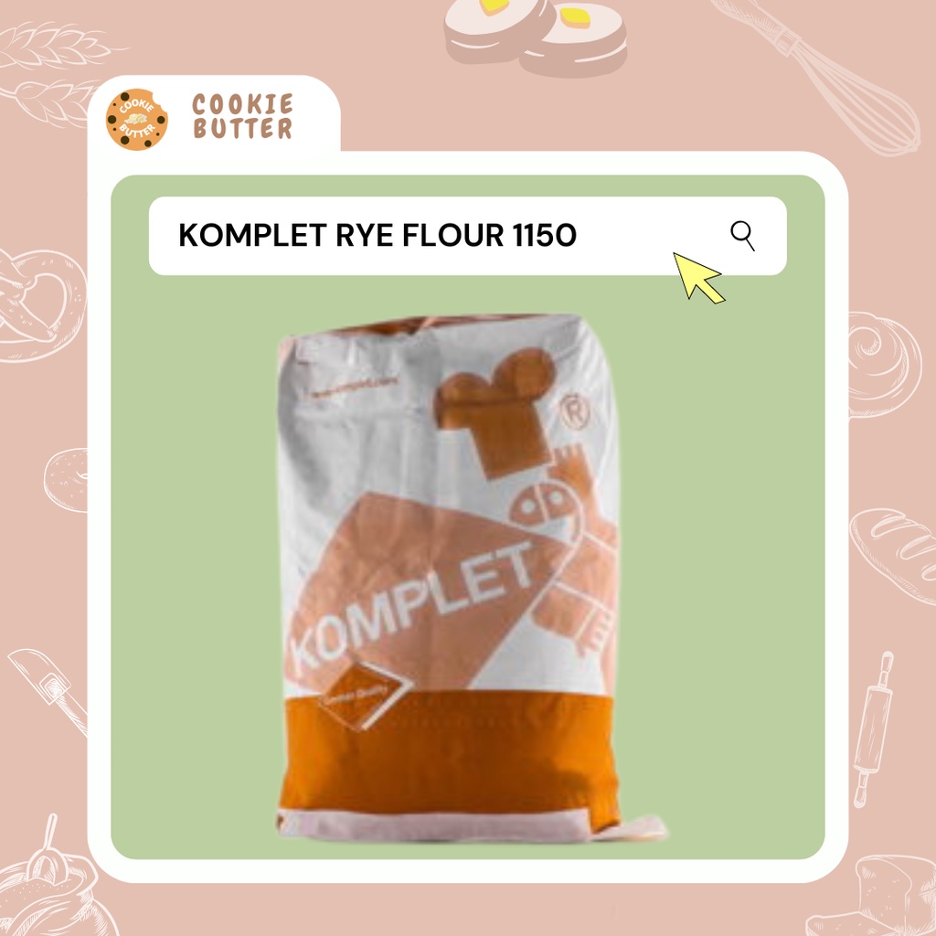 Komplet Rye Flour Type 1150 [Imported Germany]/Dark Rye Flour [Imported ...